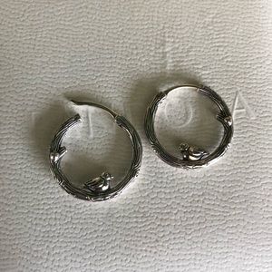 Pandora | Jewelry | Final Salepandora Spring Bird Hoop Earrings | Poshmark